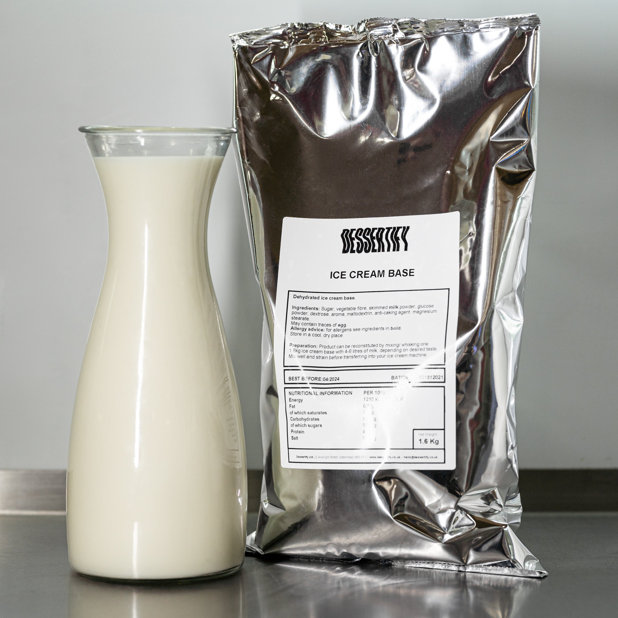 Classic Ice Cream Powder Mix 1.6Kg | DESSERTIFY